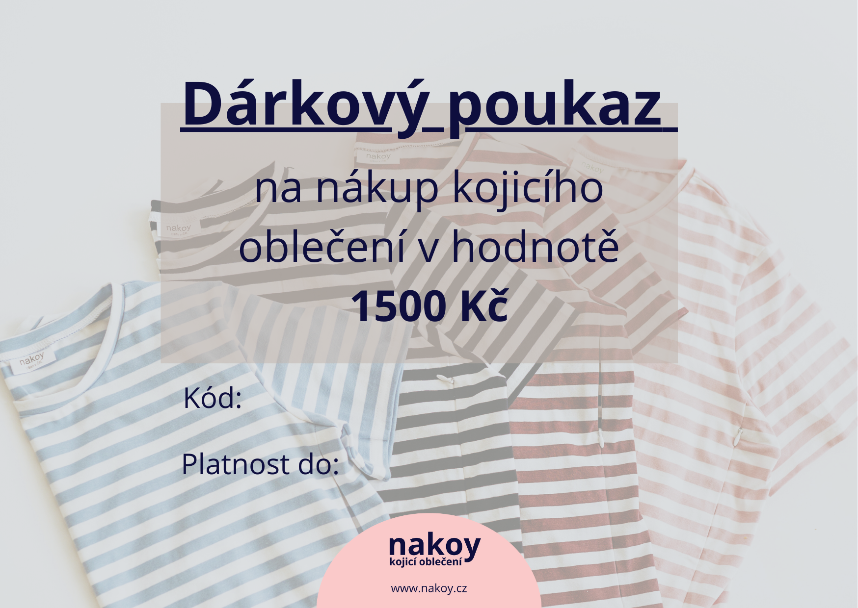kojicí oblečení, kojicí trička, kojicí móda, kojicí mikina, kojicí šaty, darkové poukazy